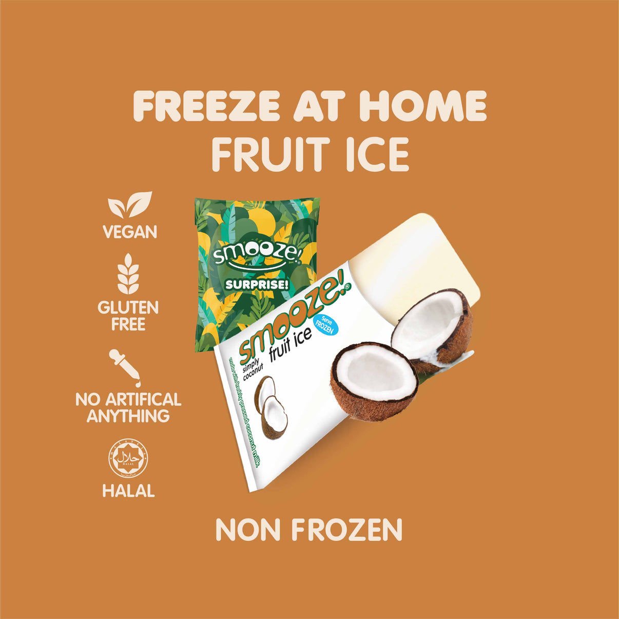 Smooze!™ Freeze-at-home Fruit Ice - Rainbow Pack (5x65ml) – My Store